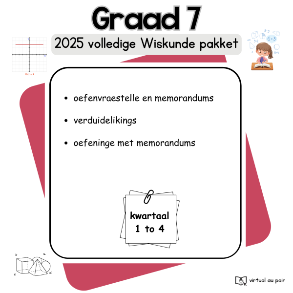 Graad 7 PDF Wiskunde toetse en antwoorde 2025 - Virtual Au Pair Shop