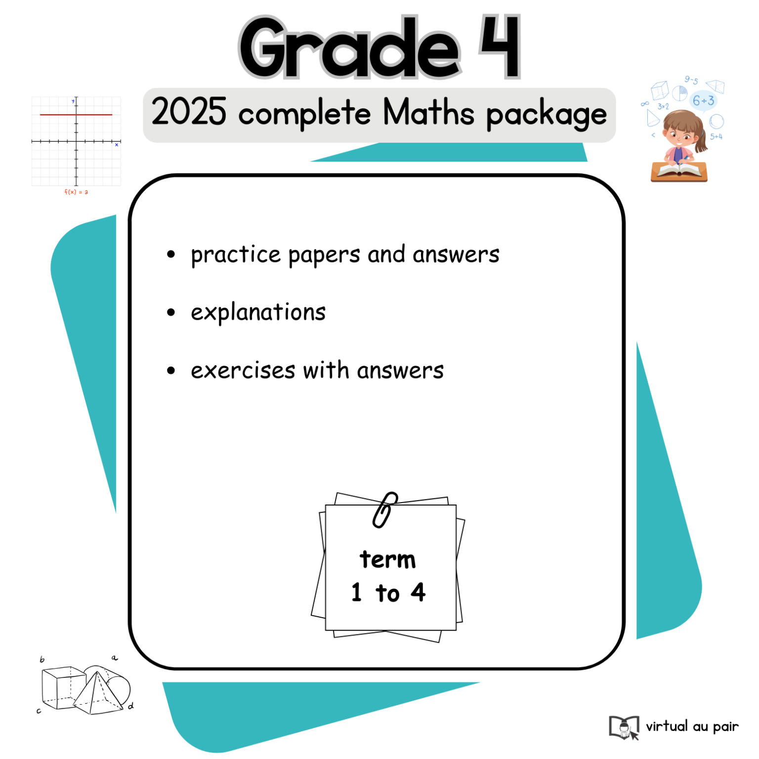 Grade 4 Maths PDF tests and answers 2025