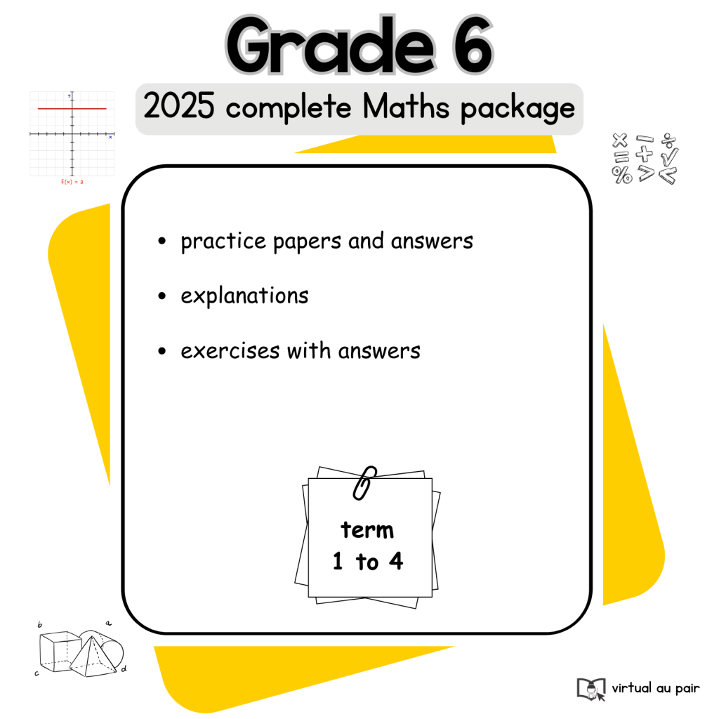 Grade 5 Maths Term 3 test and memo 2025 ATP - Virtual Au Pair Shop