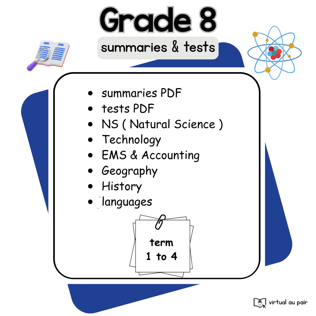 Grade 4 NST term 3 summary and workbook PDF